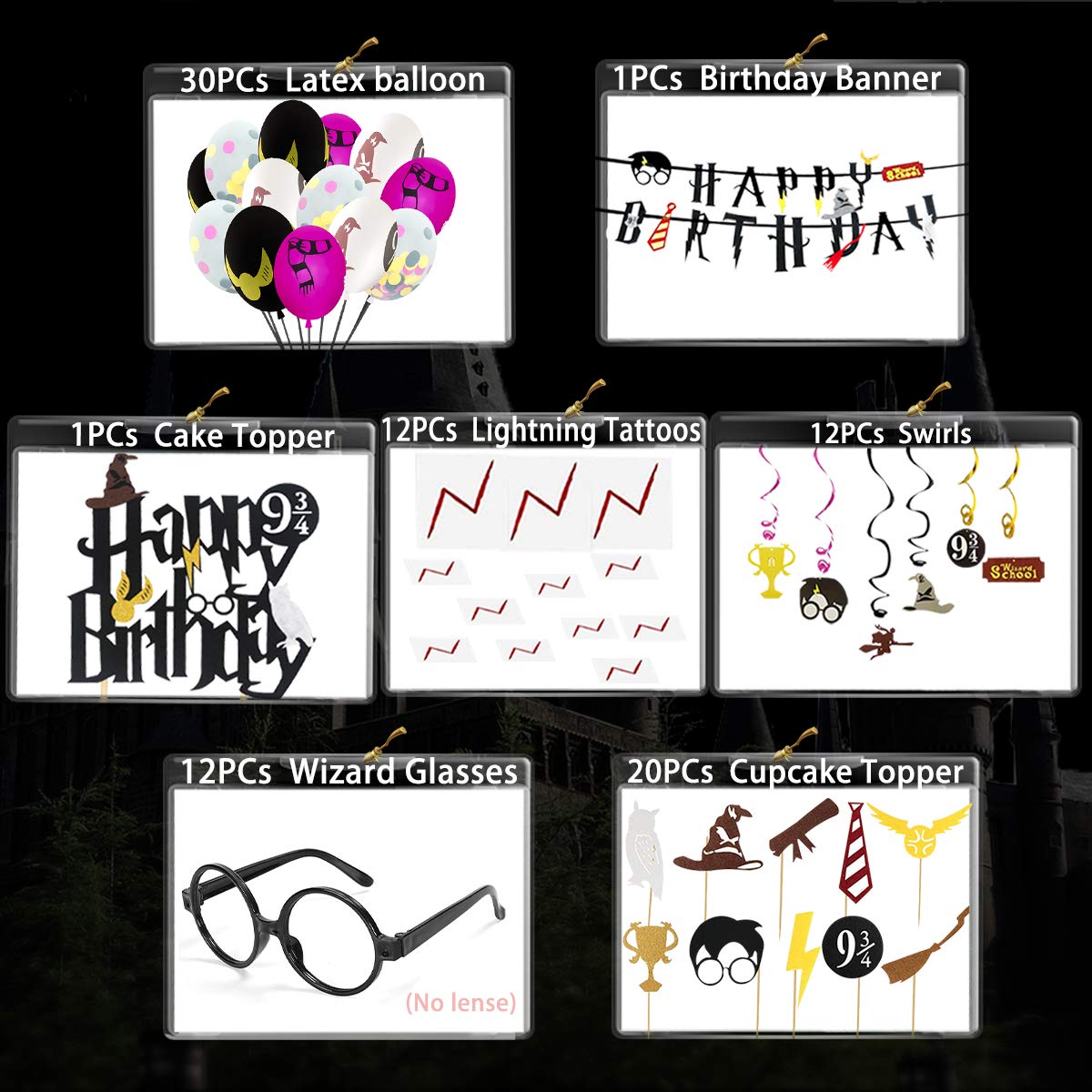 Buy Wizard Birthday Party Decoration, Magic Harry Theme Birthday Party ...