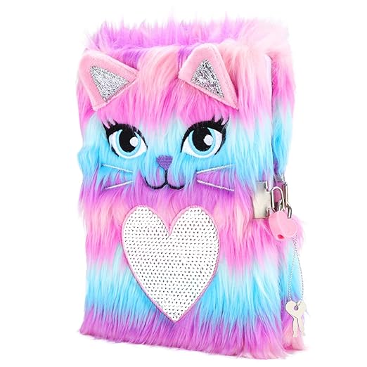 Amazon.com: SuperStyle Diary for Girls with Lock and Keys, Cute Lion ...