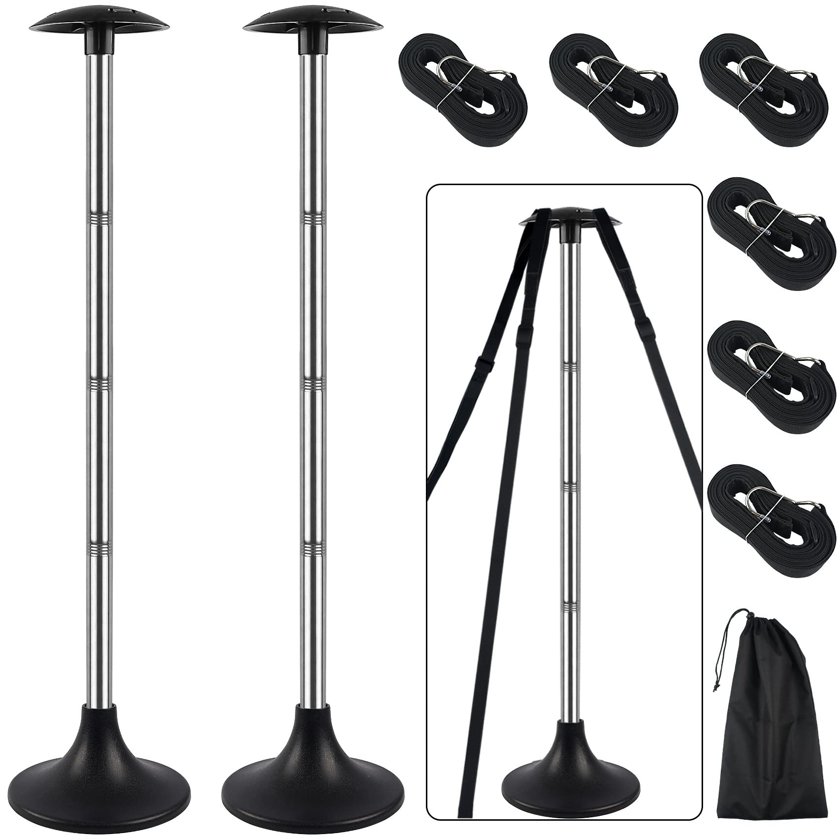 Snapklik.com : Boat Cover Support Poles 2 Pack,Stainless Steel Pole ...
