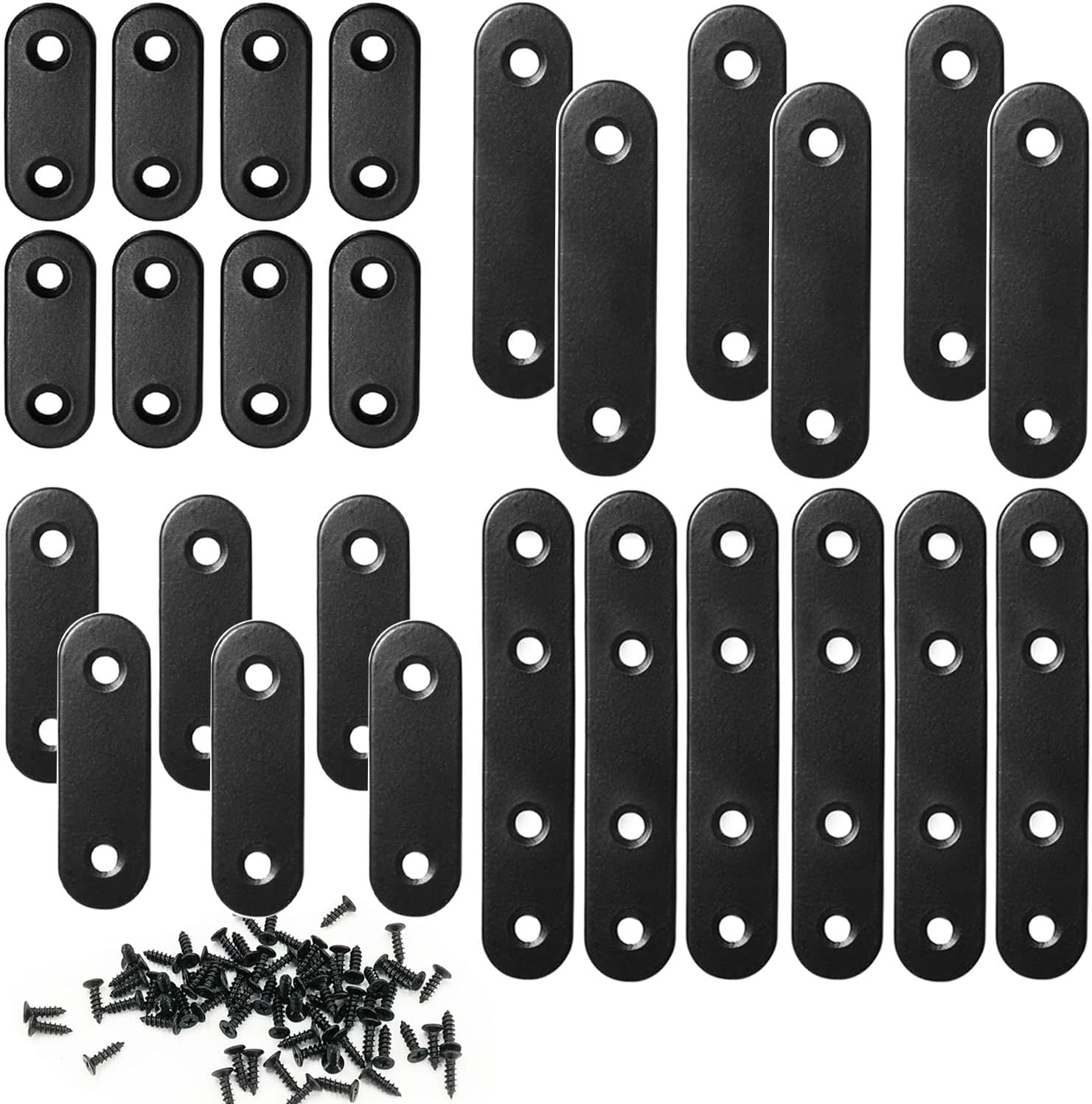 Amazon.com: 30 PCS Sliver Mending Bracket Plate, Stainless Steel 40MM X ...