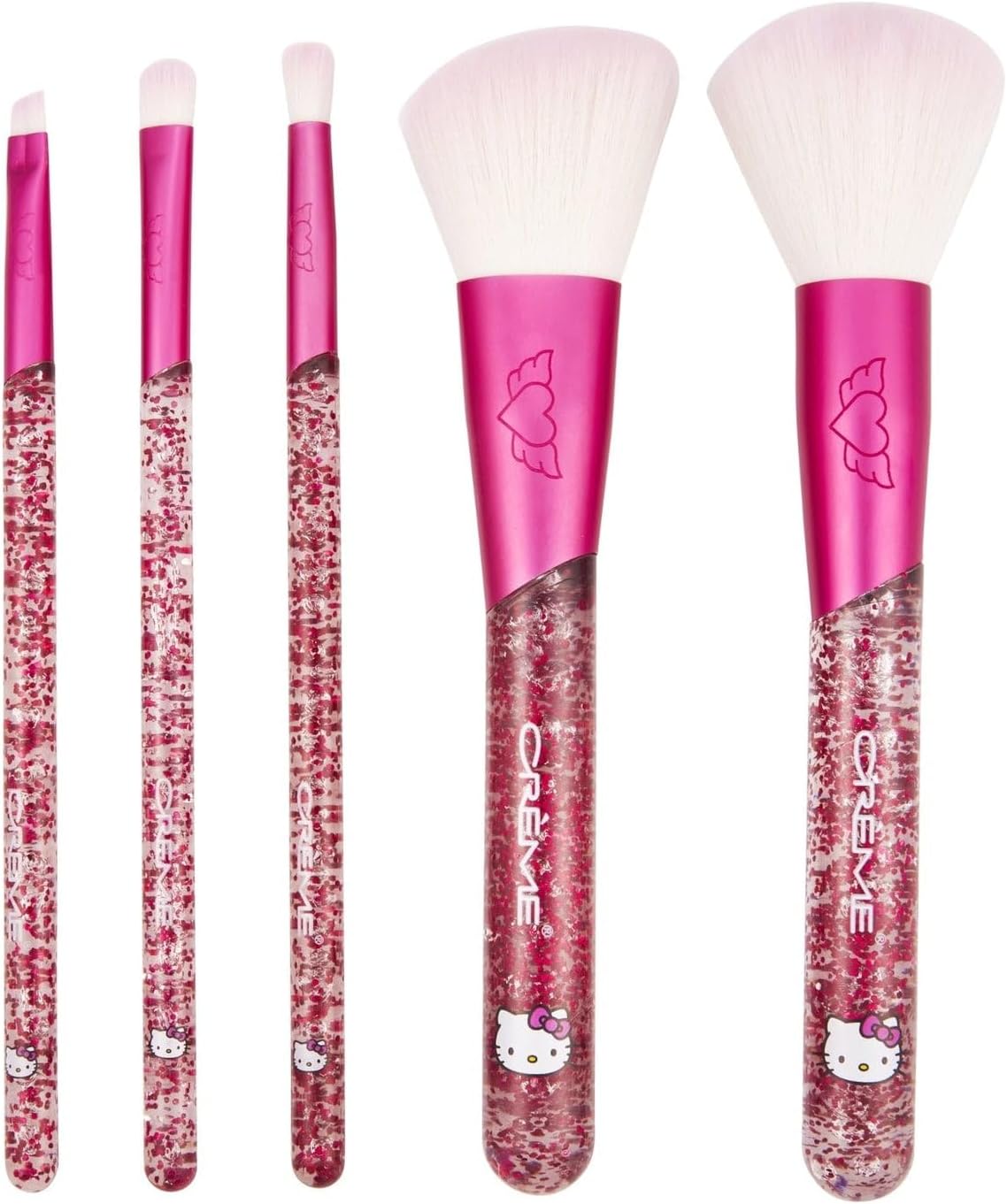 Amazon.com: The Creme Shop Hello Kitty Luv Wave Brush Collection ...