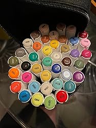 Amazon.com: Caliart 41 Colors Dual Tip Art Markers Permanent Alcohol ...