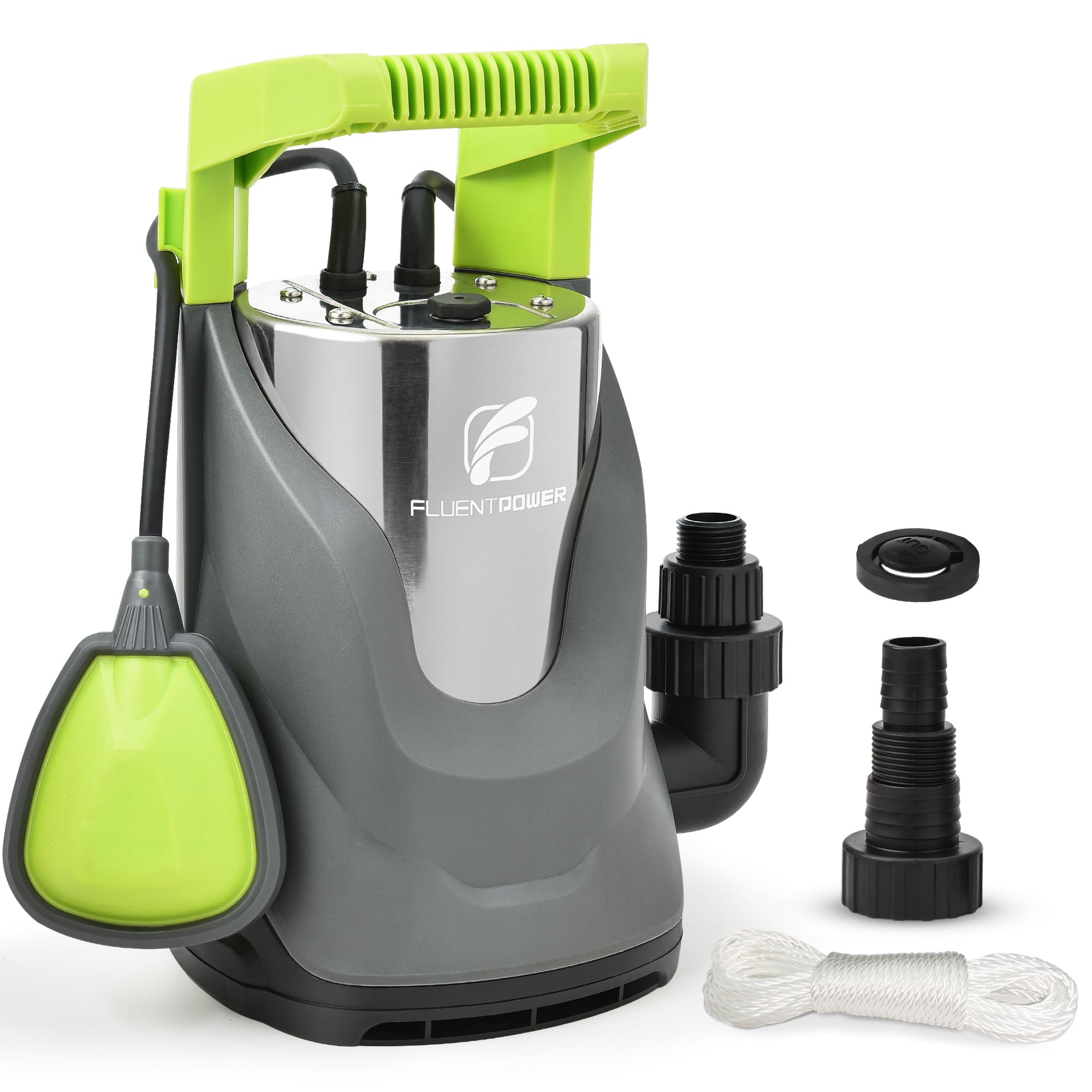 Snapklik.com : FLUENTPOWER 1/2 HP Submersible Sump Pump, 3000GPH ...