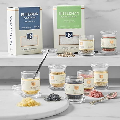 Bitterman Salt Co. Sal de escamas de romero, 3 oz. | Compra online en ...