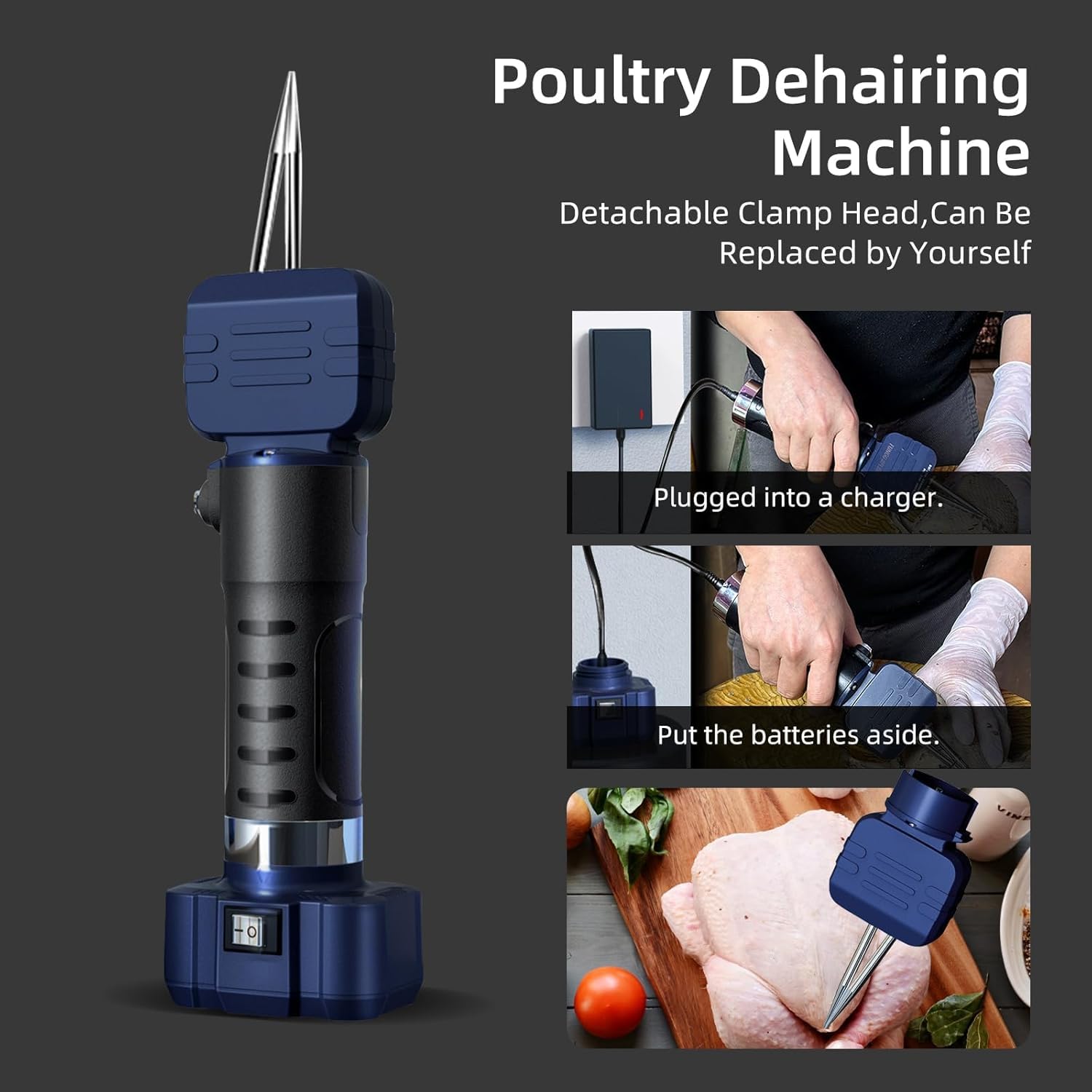 Snapklik.com : Updated Rechargeable Handheld Chicken Plucker ...