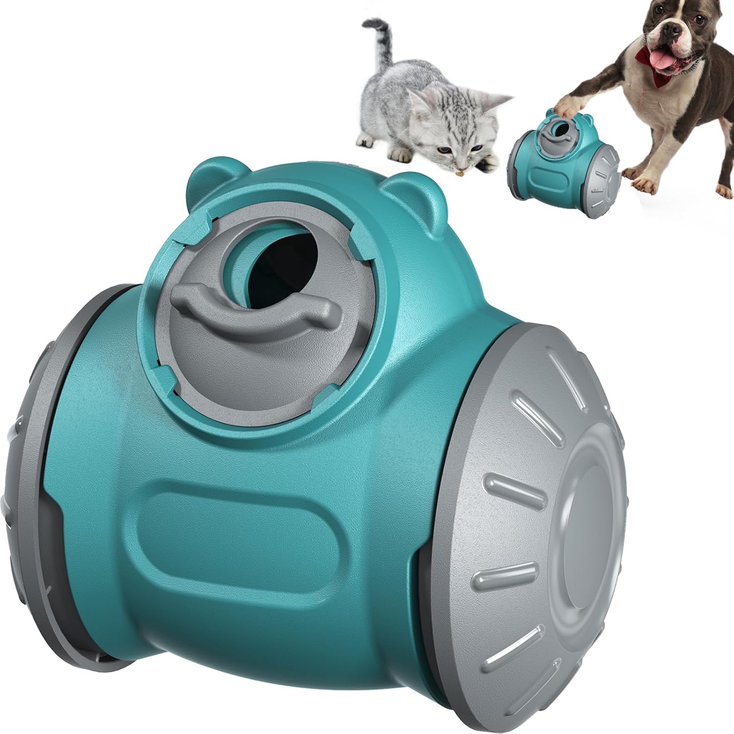 Amazon.com: Interactive Dog Treat Dispenser Toy - Dog Food Dispensing ...