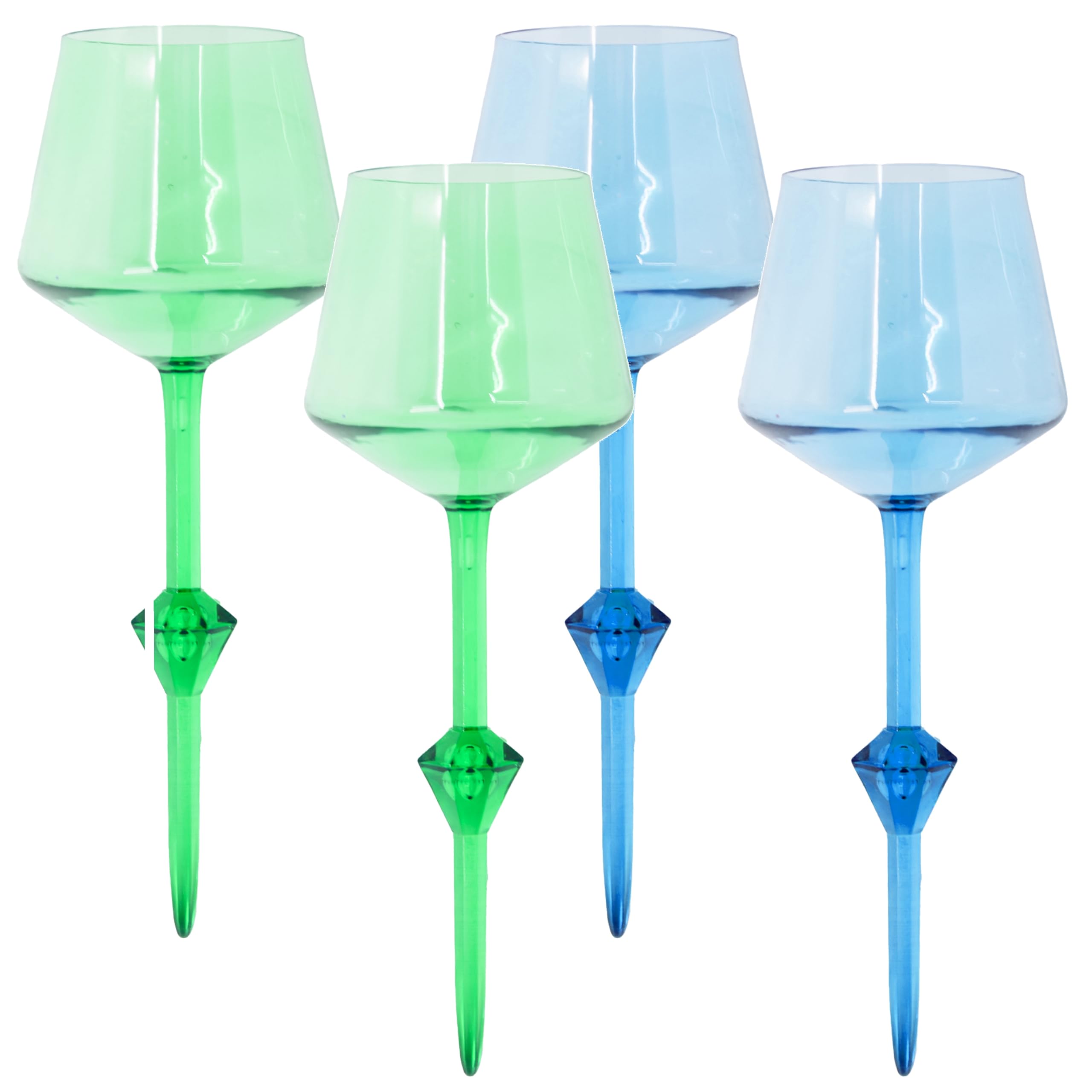 Amazon.com: COMFY FLOATS 4 Pack Floating Wine Glasses for Pool, Lake ...