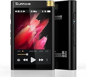 Surfans HiFi Bluetooth Mp3 Player: F28 High Res Lossless Portable Music ...