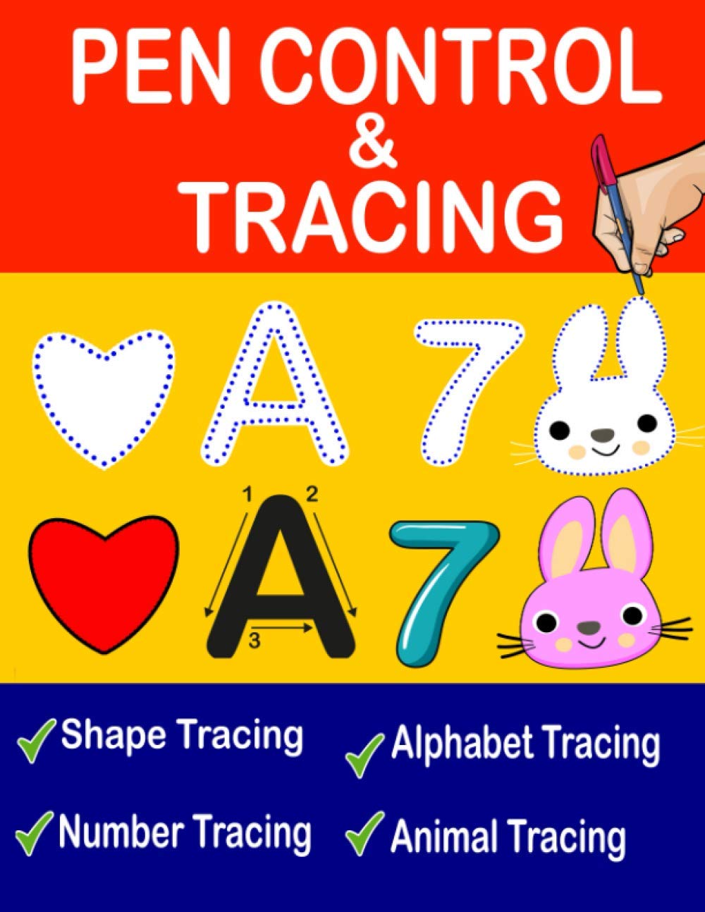 Buy Pen Control And Tracing Book: Pen Control Workbook, Pen Control ...