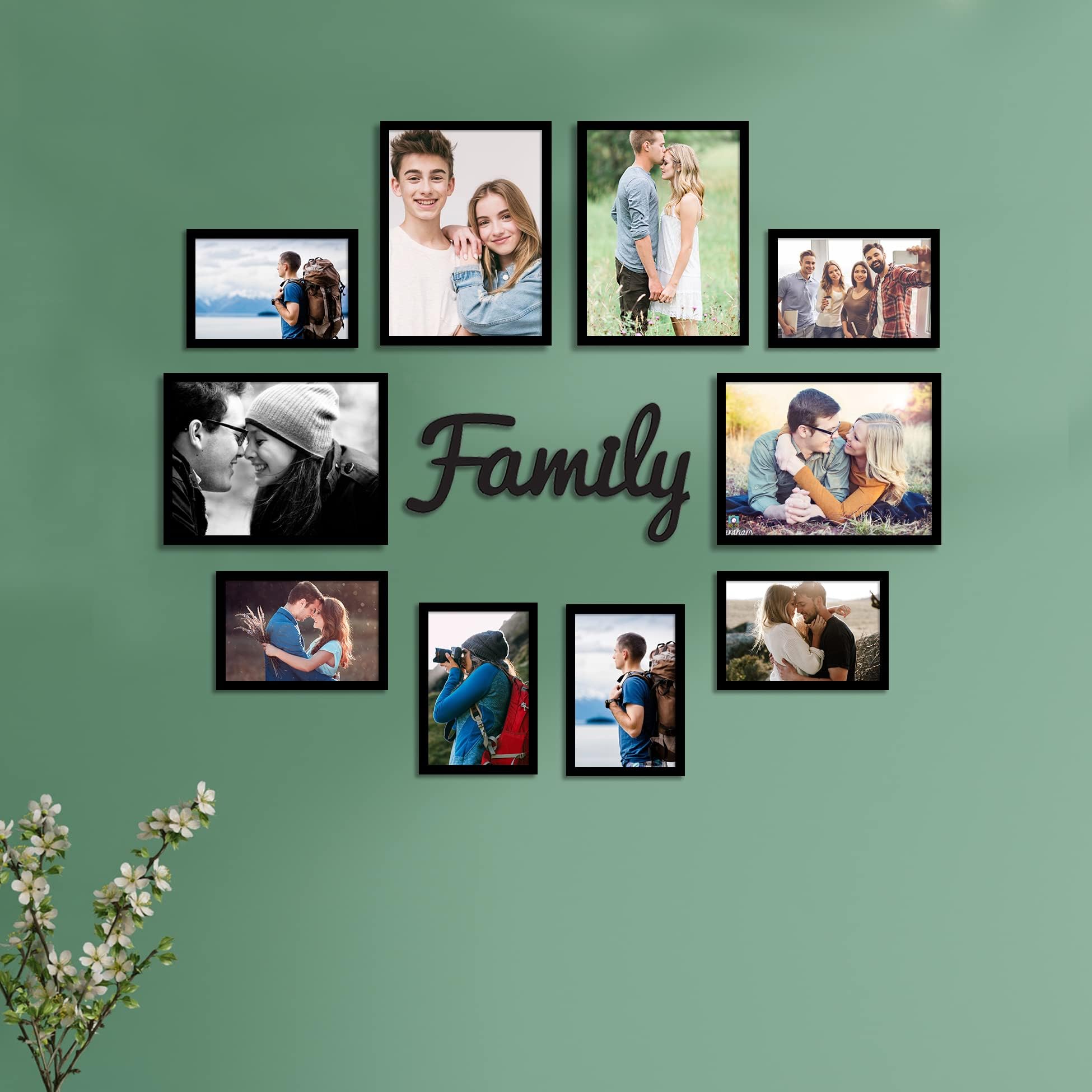 Art Street - Bless This Home Set Of 12 Individual Photo Frame Frames ...