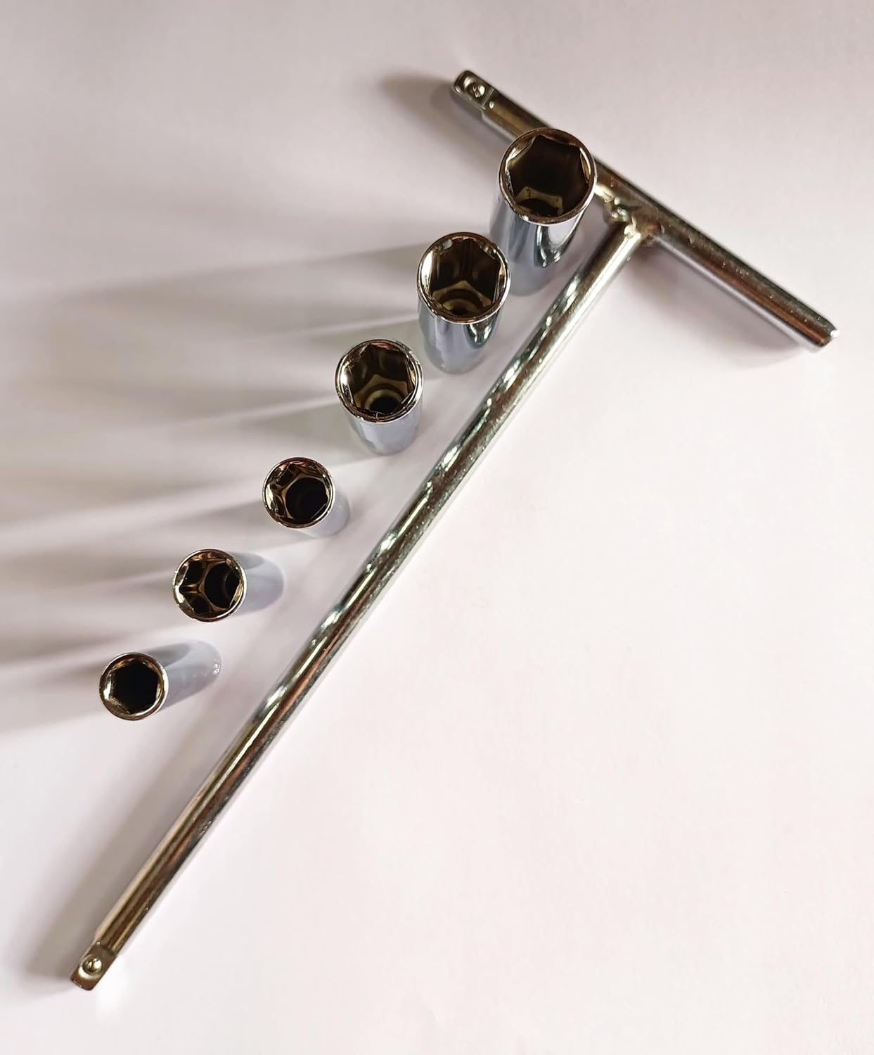 T handle with 6 Long Sockets, 1/4 T-Handle with 8mm, 9mm, 10mm, 11mm ...