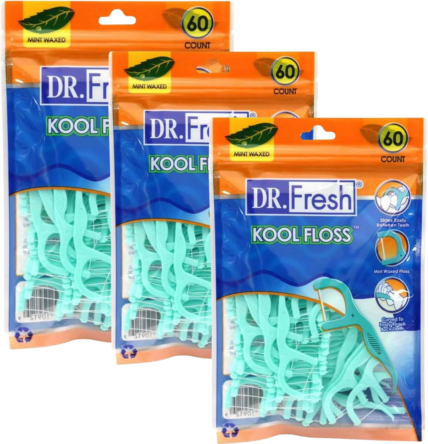 Amazon.com: 10 pk (100 ct each) Soft Bristle Dental Floss Picks ...