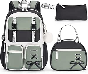 Amazon.com | Fimibuke Backpack for Girls, 3 PCS Waterproof Girls ...