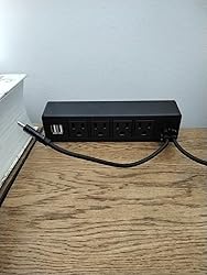 Amazon.com: Under Desk Power Strip, VILONG Adhesive Mount Power Strip ...