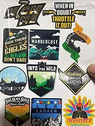 Automopix Bike Stickers Leh Ladakh Bike Vinyl, Multi Decals Tool Box ...
