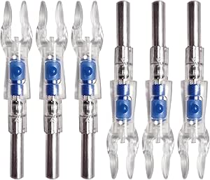 Amazon.com : 6PCS Lighted Nocks for Arrows .204 .233 .244 .246 Inside Diameter, H, S, GT ...