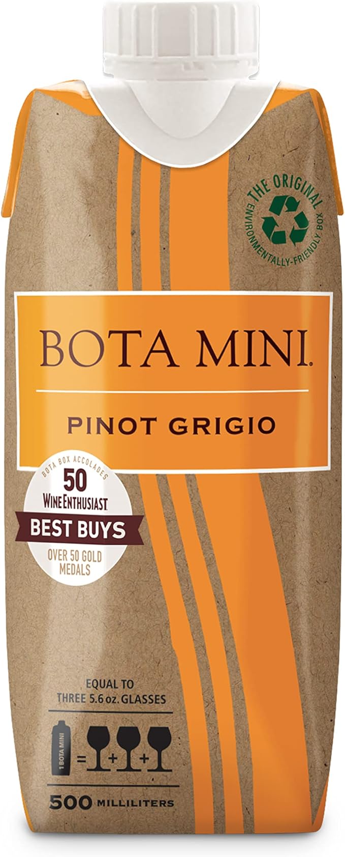 Bota Box Mini Pinot Grigio, 500 ml at Amazon's Wine Store