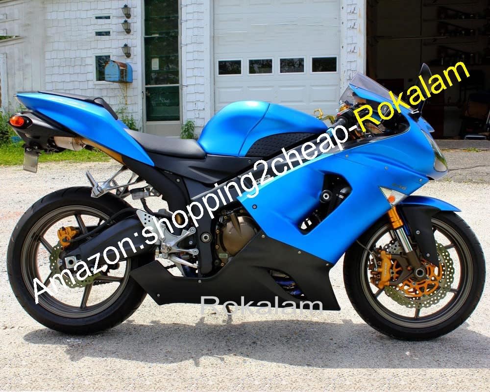 Amazon.com: Complete Fairing Set For Kawasaki ZX6R 2005 2006 ZX 6R 636 ...