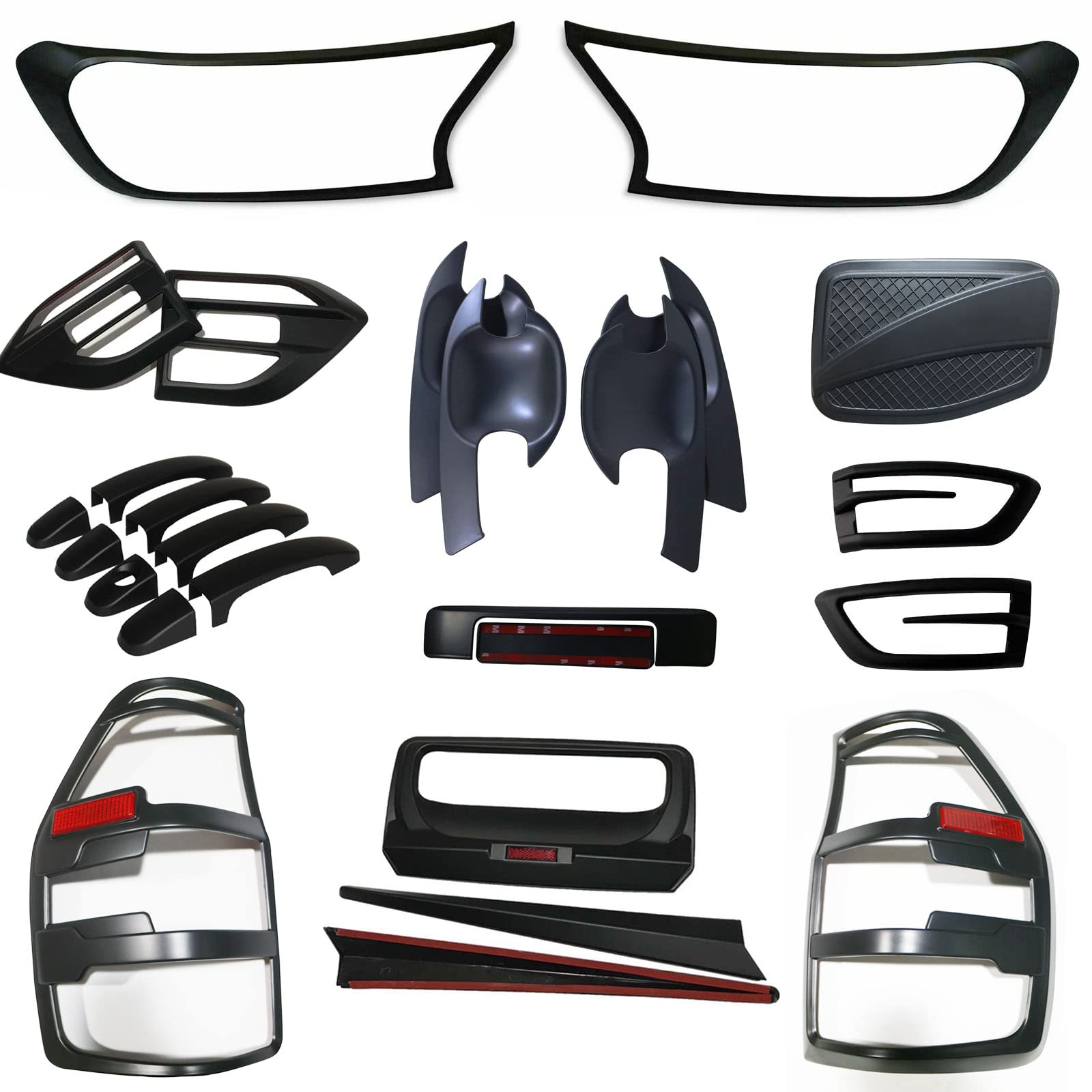 Buy JHCHAN Turn Signal Headlight Taillight Cover Body Part Kit for Ford ...