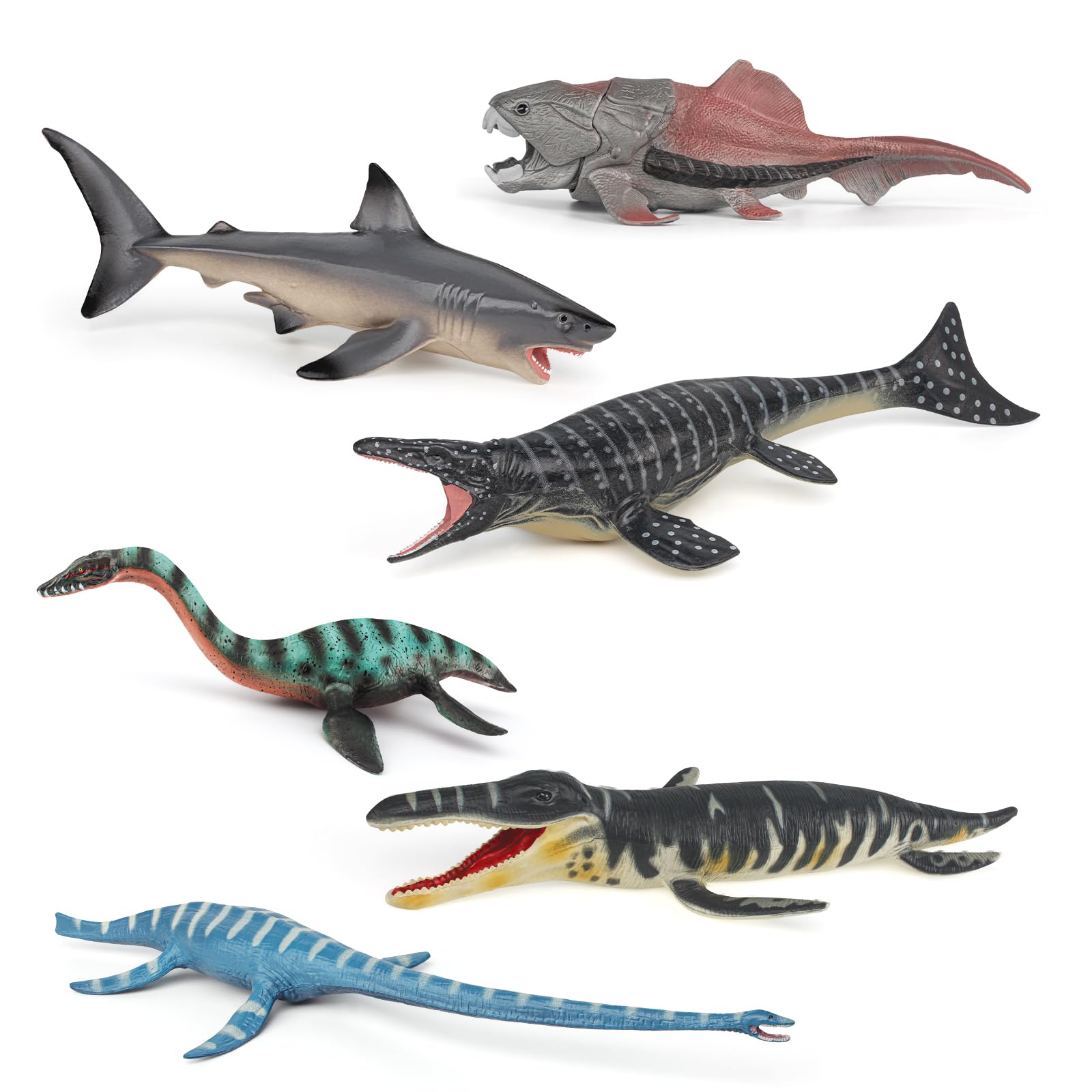 Amazon.com: 10 Inch 6PCS Prehistoric Sea Creatures Toys for Kids ...