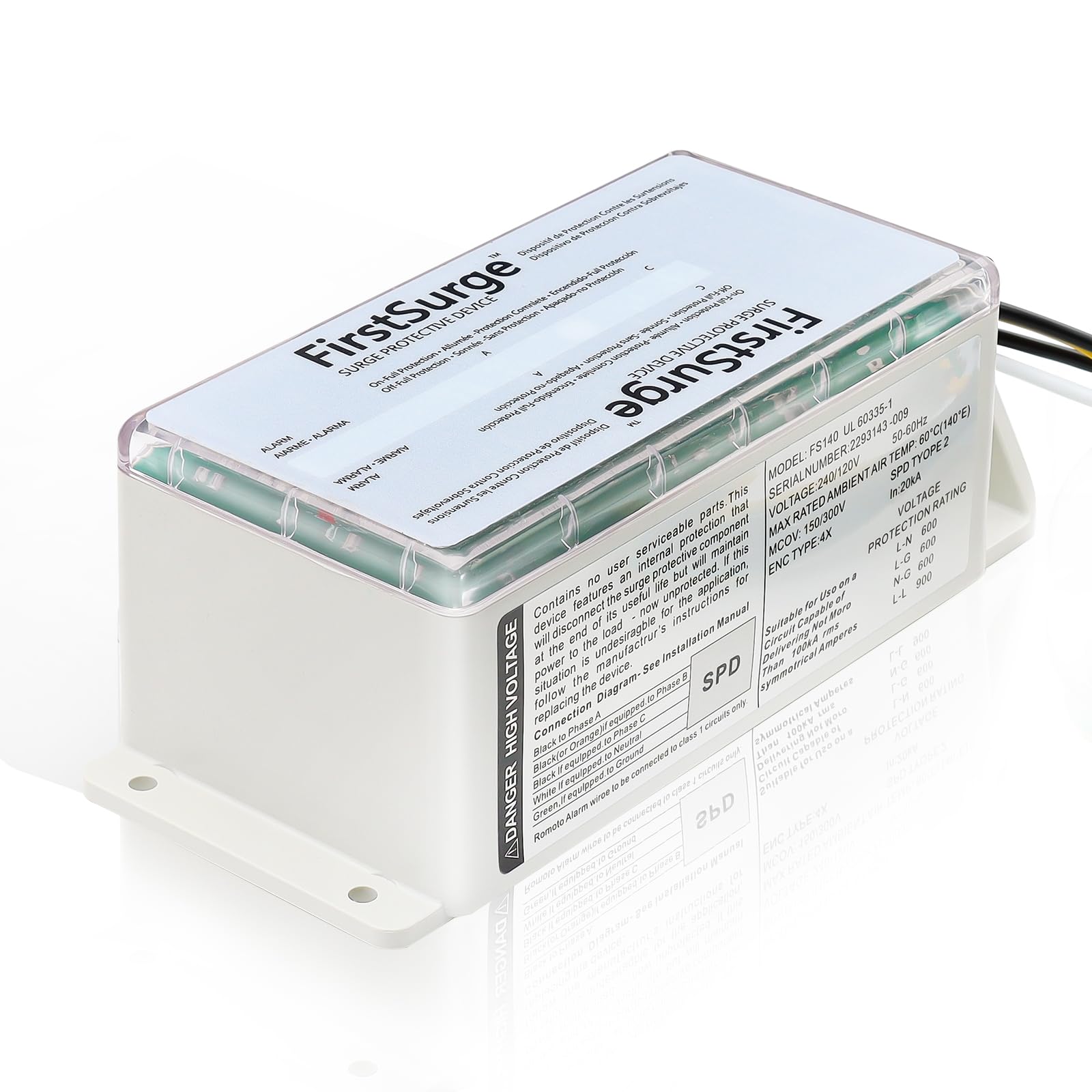 Amazon.com: KUTTOLE FS140 Surge Protector Whole House, 140,000 Amps ...