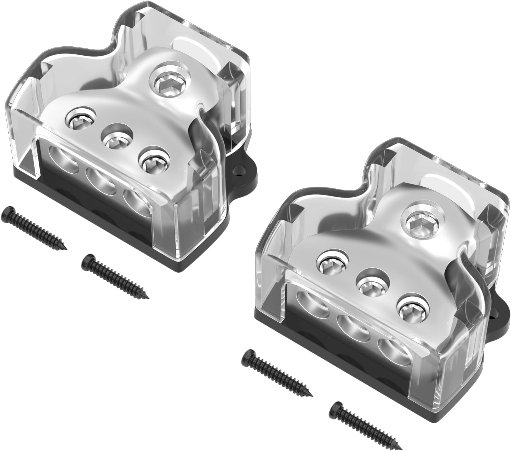 Amazon.com: BOJACK 3 Way Power Distribution Connecting Block 1x0/2/4 ...