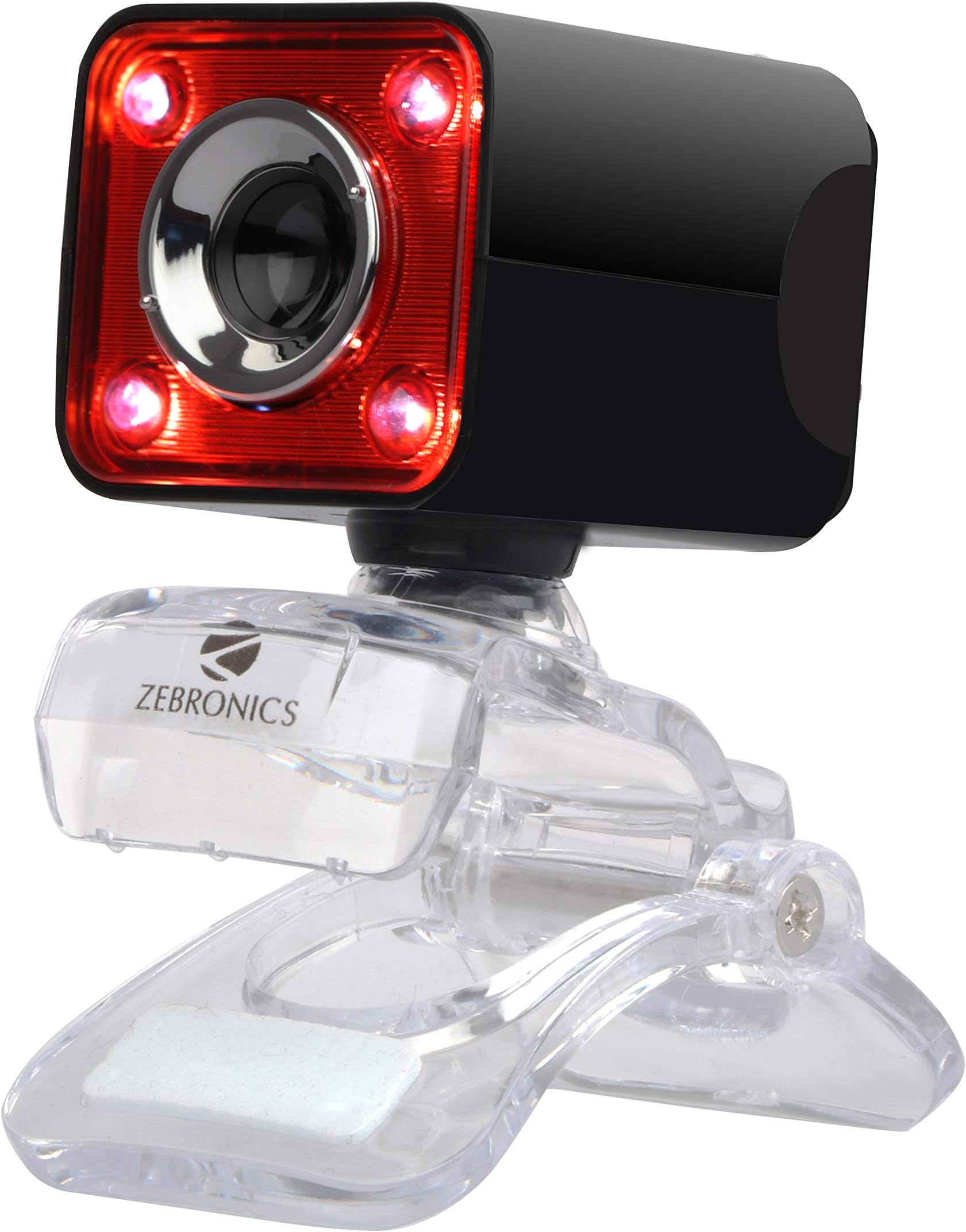 Zebronics Zeb-Crystal Pro Web Camera with USB Powered,3P Lens,Night ...
