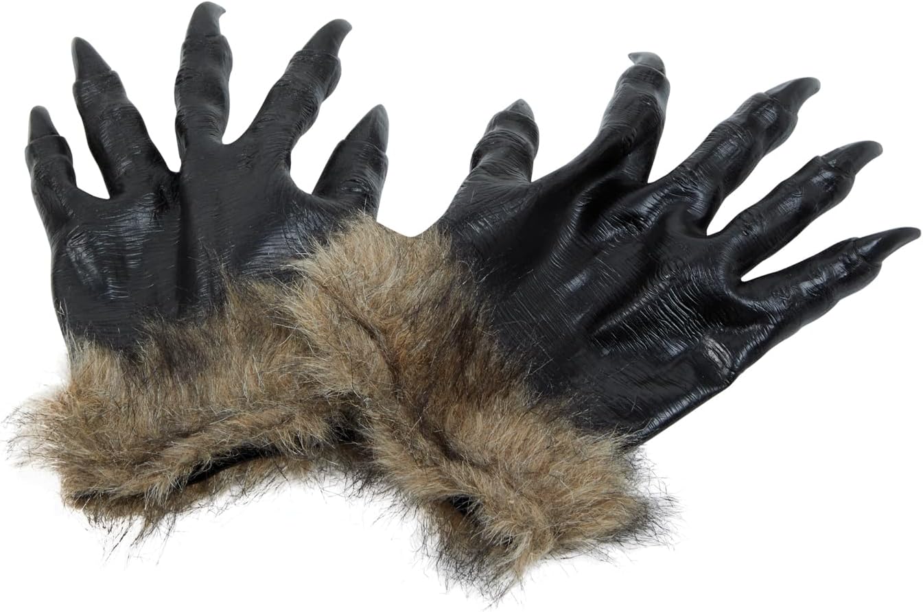 Bristol Novelty MD241 Wolf Hands, Unisex-Adult, One Size : Amazon.co.uk ...