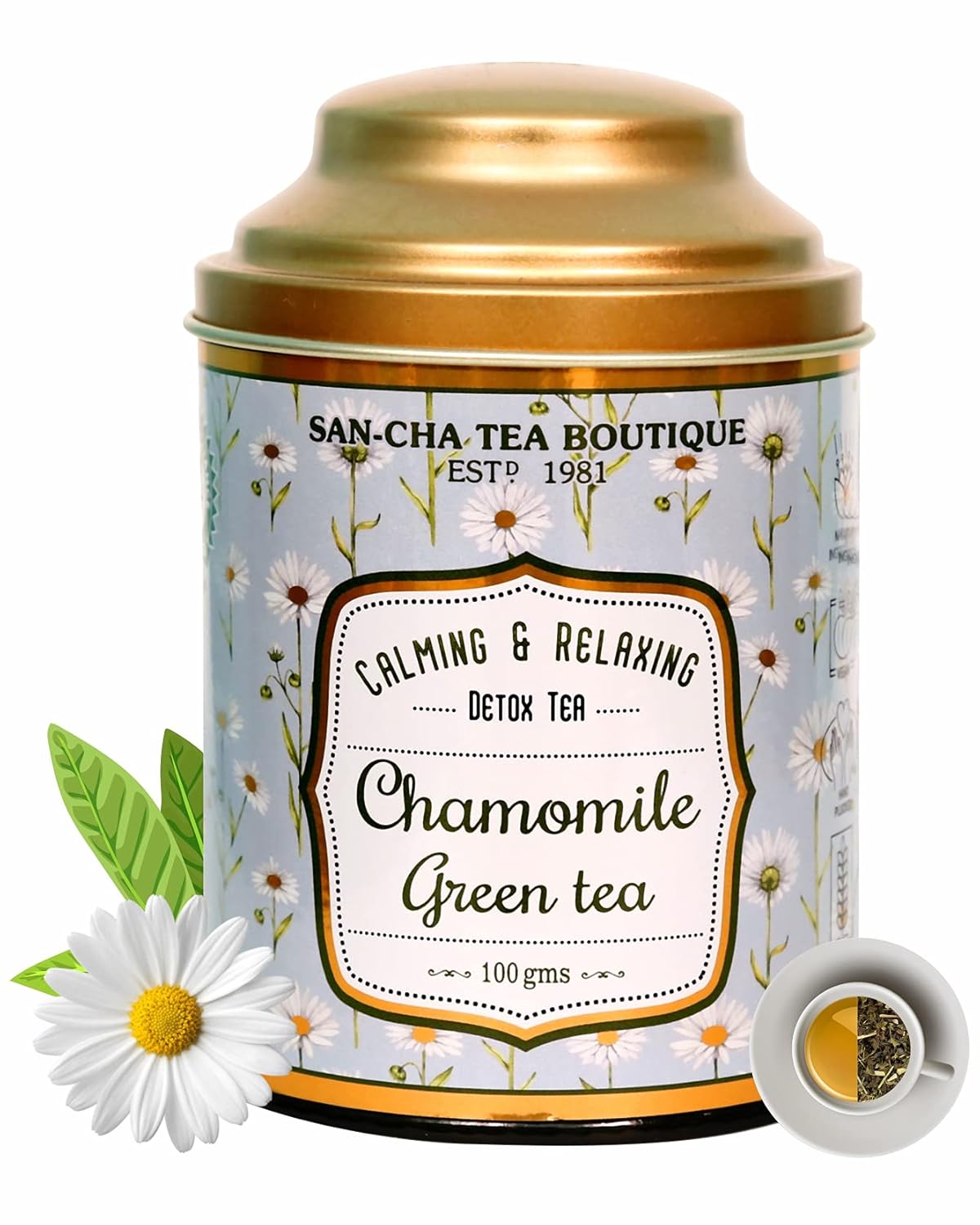 Sancha Tea Boutique Chamomile Green Tea, Night-time Tea, Bed Time Tea ...