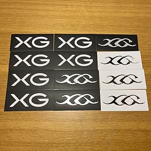 Amazon.co.jp: XG Sticker Logo Set of 12 : Toys & Games