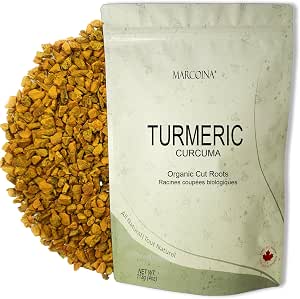 MARCOINA - Pure Turmeric Herbal Tea 113g - Cut Root, Loose, Caffeine ...