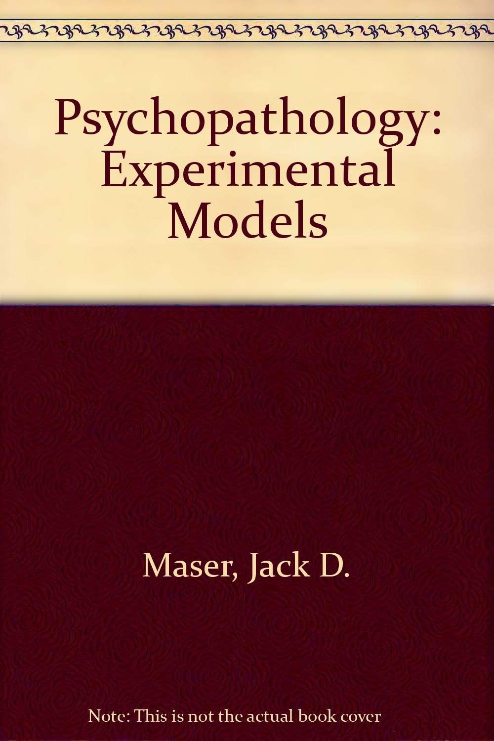 Amazon.com: Psychopathology: Experimental models (A series of books in ...