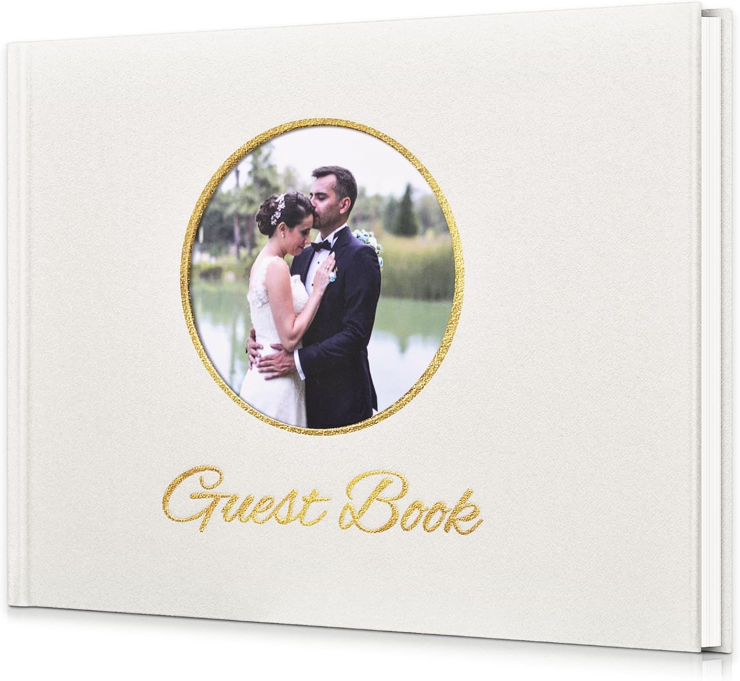 Amazon.com: Zcitek Wedding Guest Book, GuestBook Wedding Reception ...