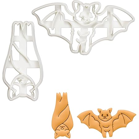 🦇 XL Ausstecher Halloween Fledermaus 15cm │ Ausstechform Keksausstecher ...