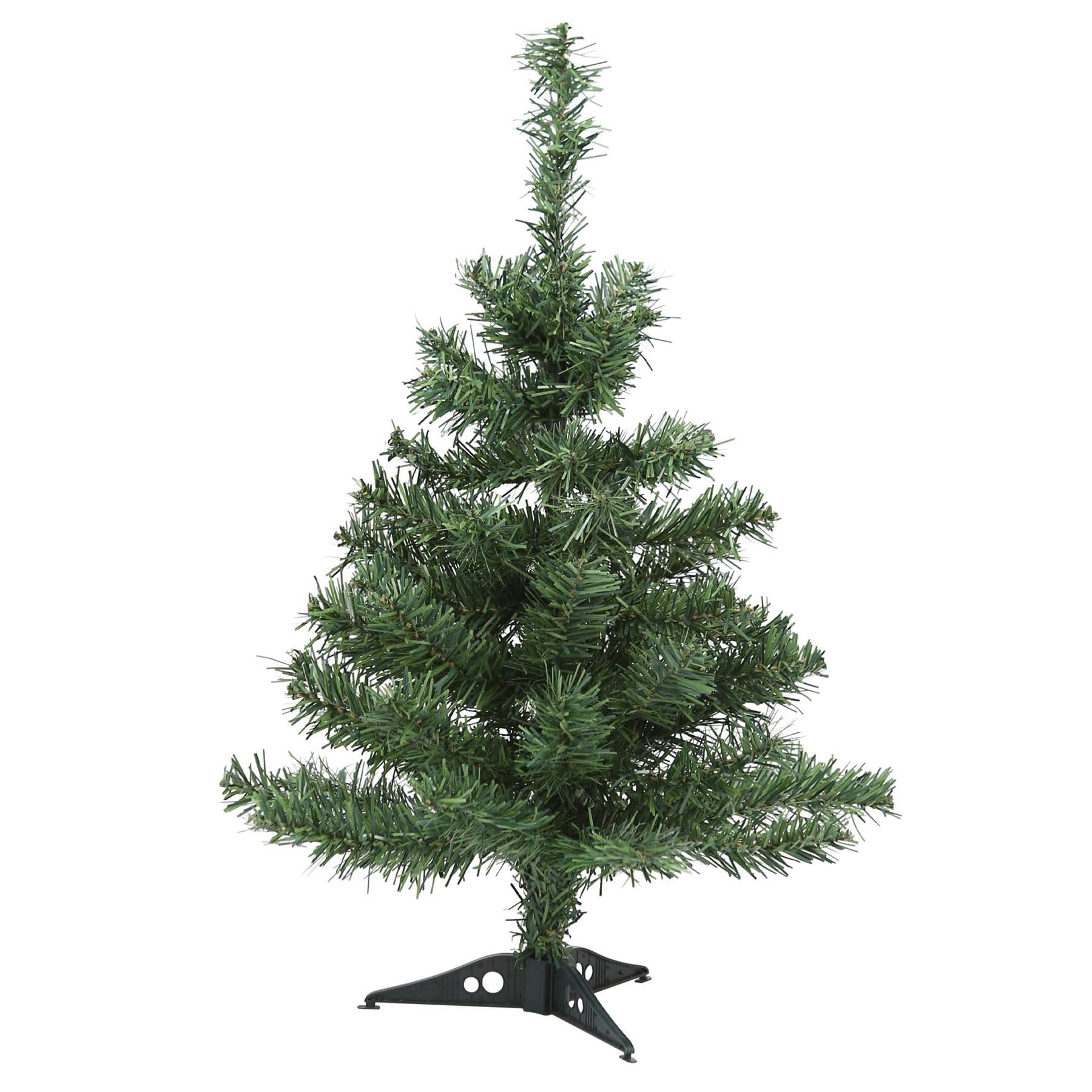 Harbour Housewares 2ft Christmas Tree - 58cm / 2ft - Green - Pack of 1 ...