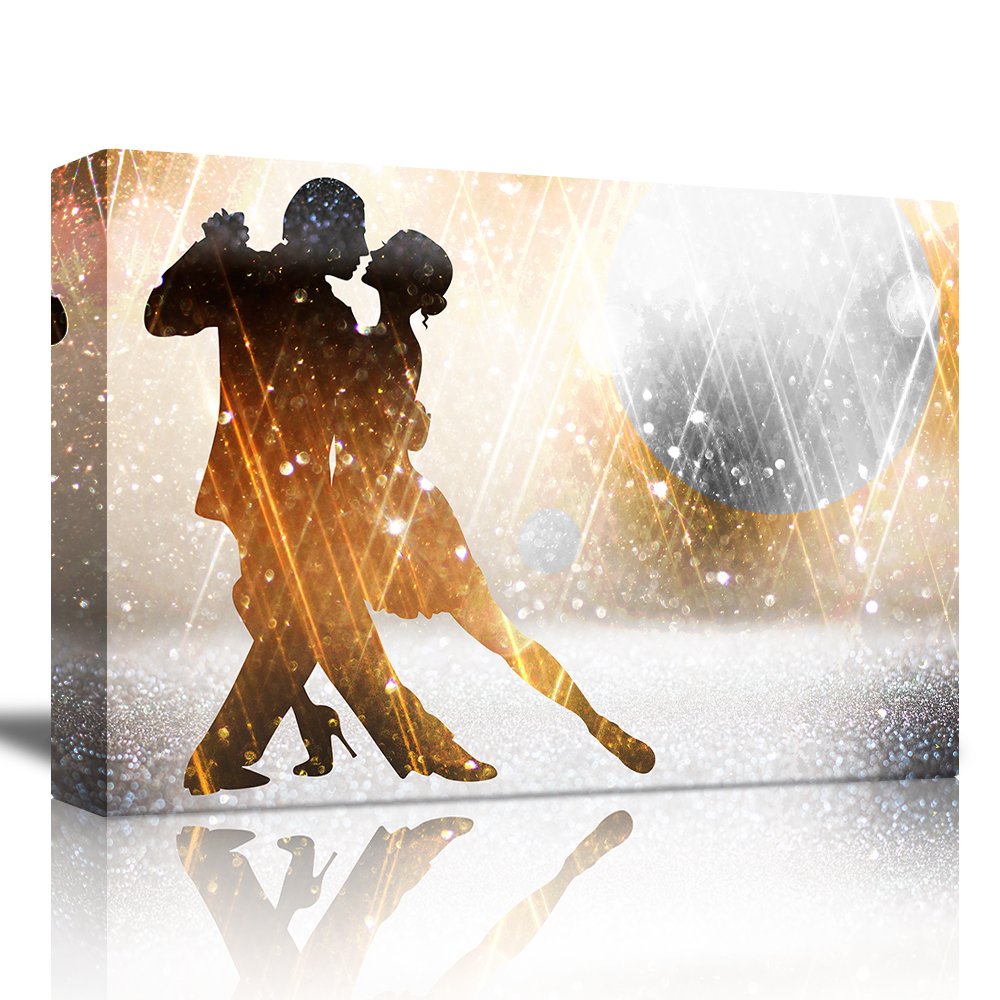 Amazon.com: wall26 - Tango Dancers on a Shiny Studio Background ...