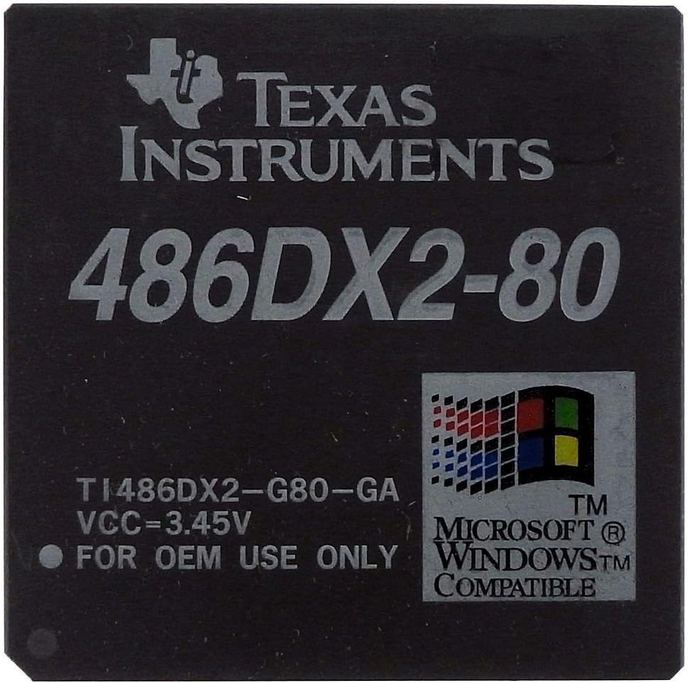 Vintage CPU TI 486DX2-80 ID6910 : Amazon.co.uk: Computers & Accessories