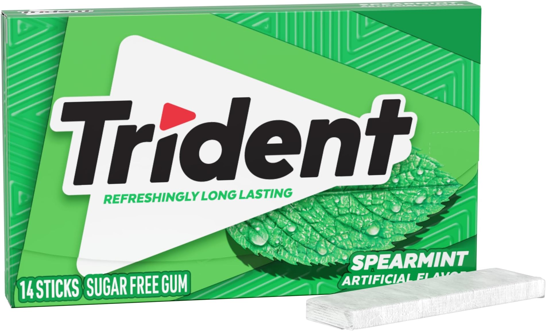 Amazon.com : Trident Mega Bubblegum Sugar Free Gum, 9 Packs of 10 ...