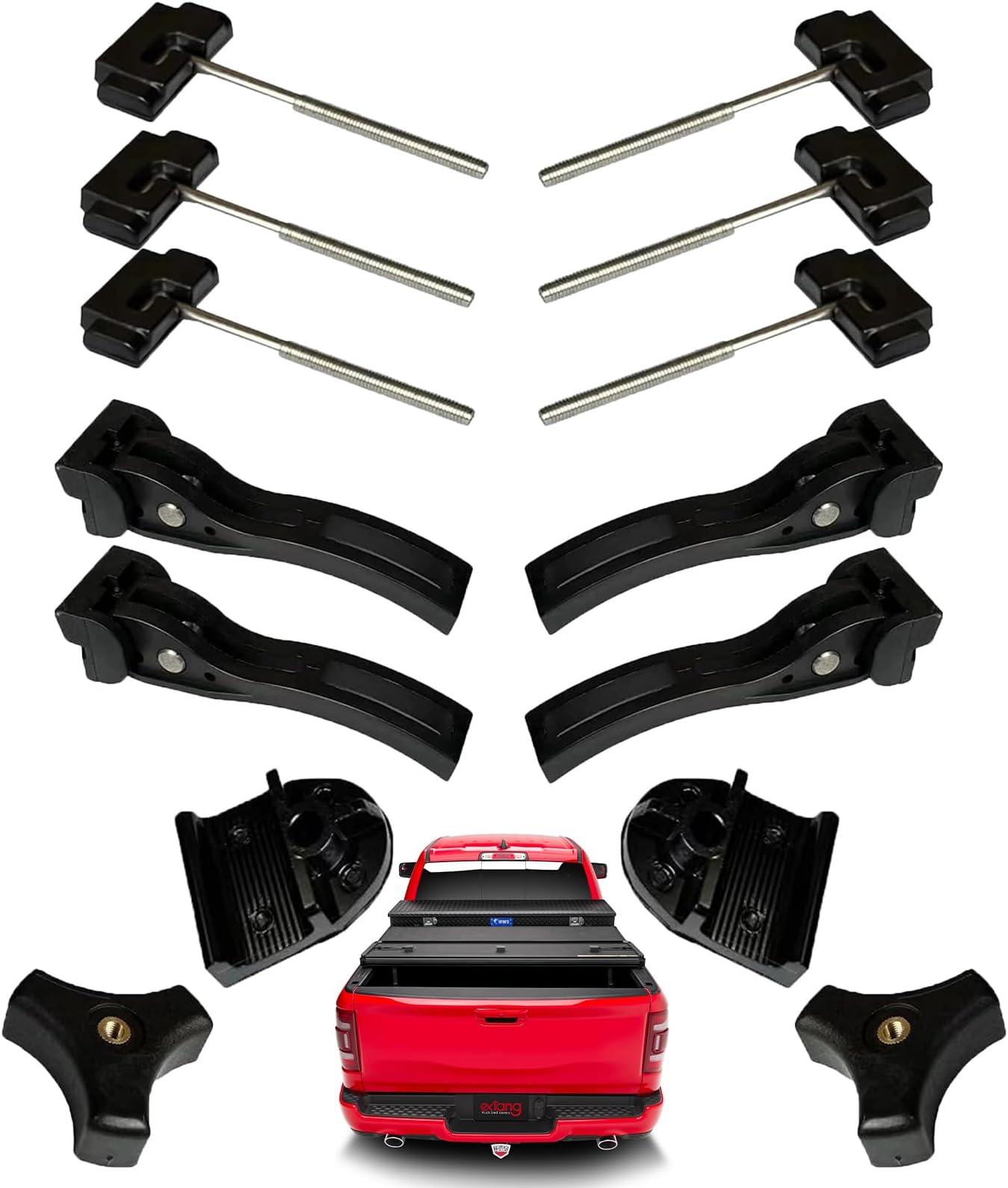 Universal Replacement and Accessories Part Kit Truck Bed Cover Clamps ...