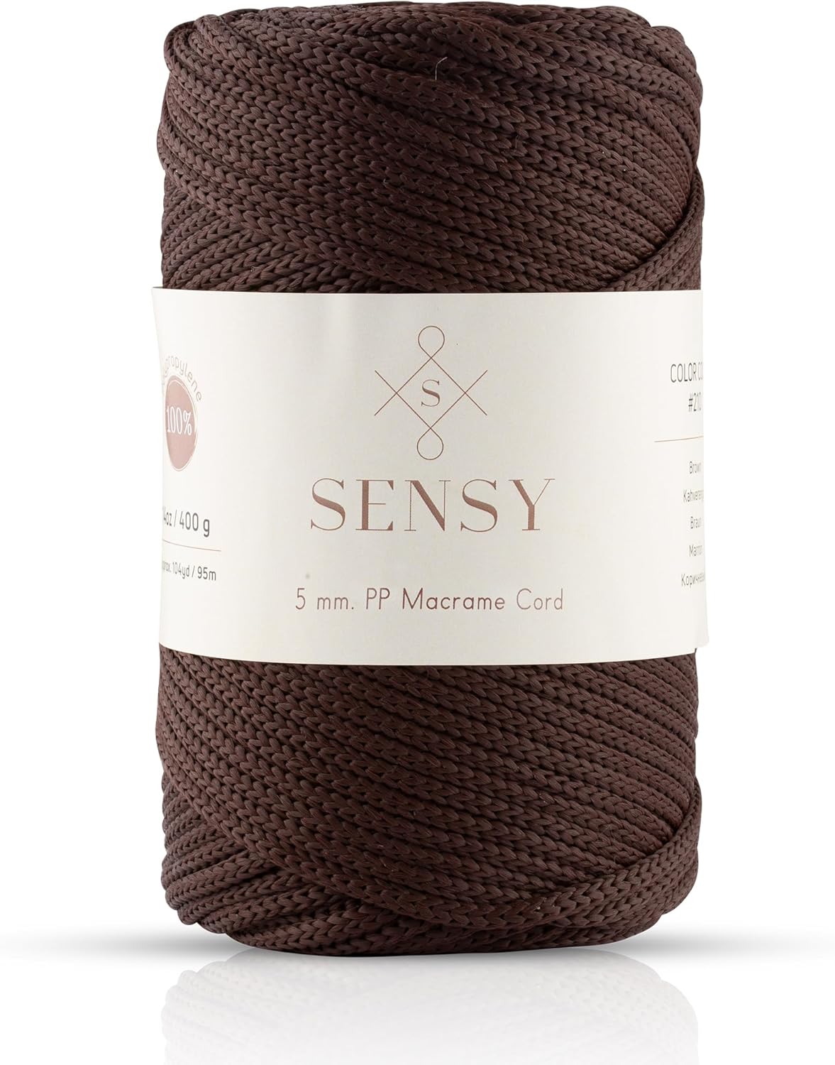 Amazon.com: Sensy Premium 5mm 104 Yards Polyester Rope 100% ...