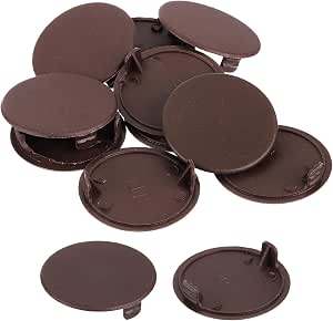 Amazon.com: uxcell 10Pcs Hinge Hole Covers, 40mm(1-9/16") Dia Plastic ...