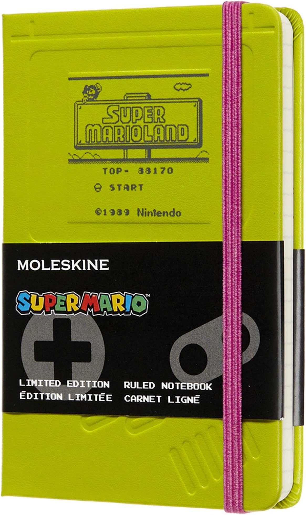 Moleskine LESMMM710GB Super Mario Pocket Ruled Game Boy Notebook : AA ...