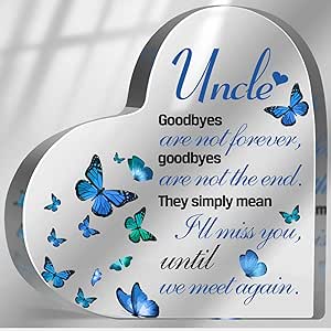 Amazon.com: Sympathy Memorial Gifts for Loss of Uncle, Loss of Uncle ...