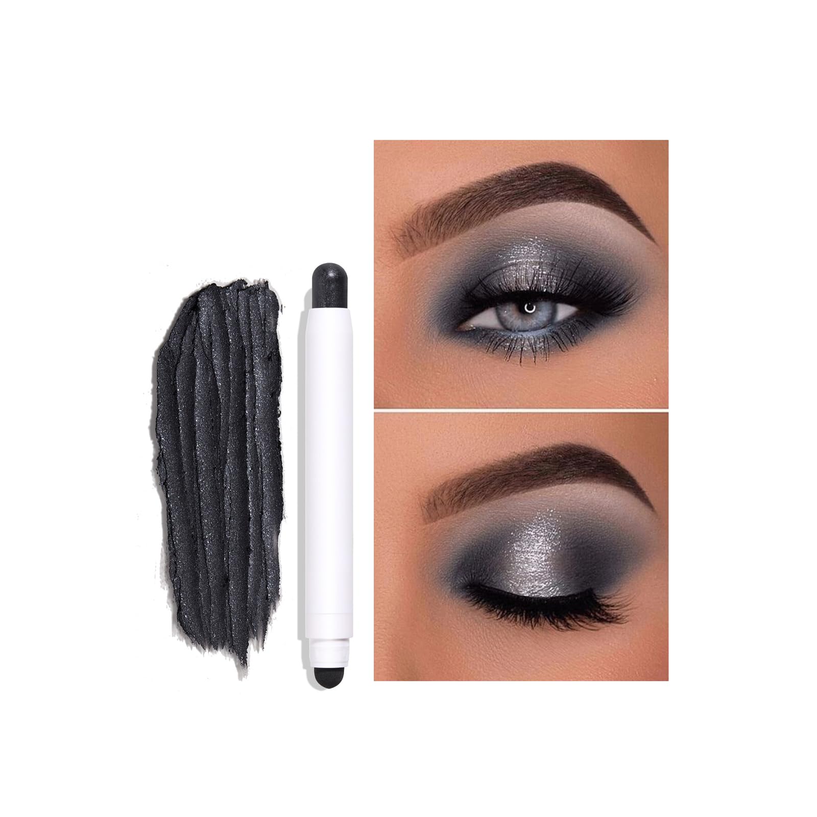 Eyeshadow Stick,Cream Shadow Stick,Glitter Eye Shadow Stick, Black ...