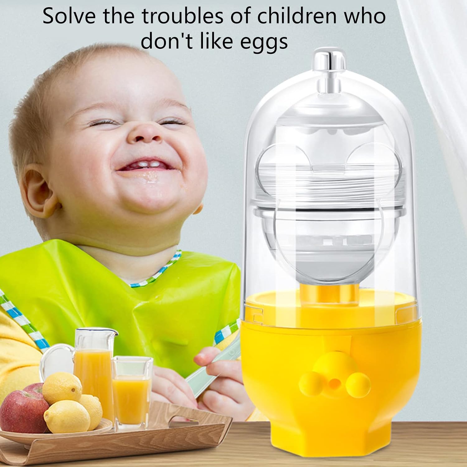 Egg Scramblers Egg Shakers Whisk Hand Powered Golden Egg Maker With ...