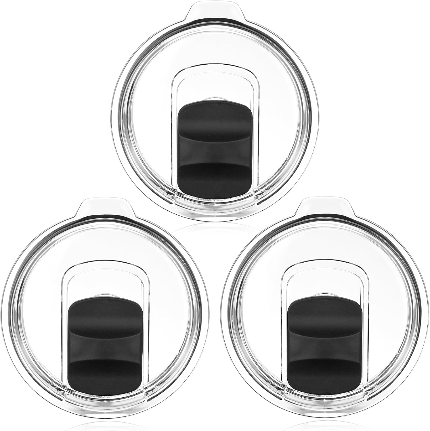 Amazon.com | 3 Pack Tumbler Lids for Yeti, 20 oz Magnetic Replacement ...
