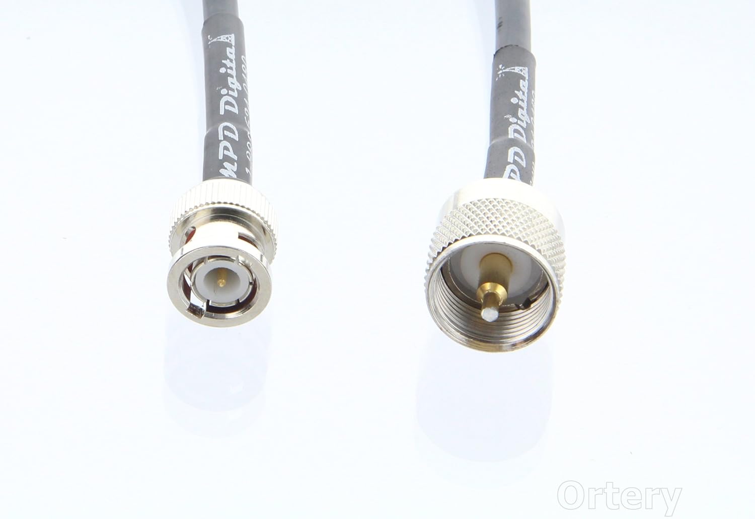 MPD Digital U.S Made 50 Ohm RG-8X RF Coaxial Cable with BNC Male and ...