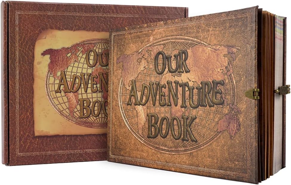 Amazon.com: JIMBON Nuestro libro de aventuras álbum de recortes de ...