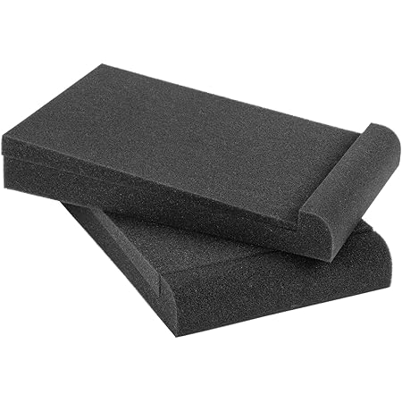 High Density Acoustic Foam Pads for Studio Monitors, Pack of 2 ...