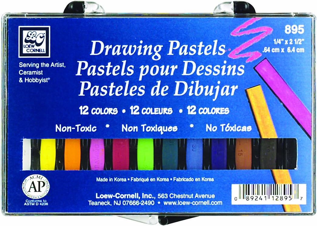 Amazon.com: Loew Cornell Drawing Pastels, 12-Count